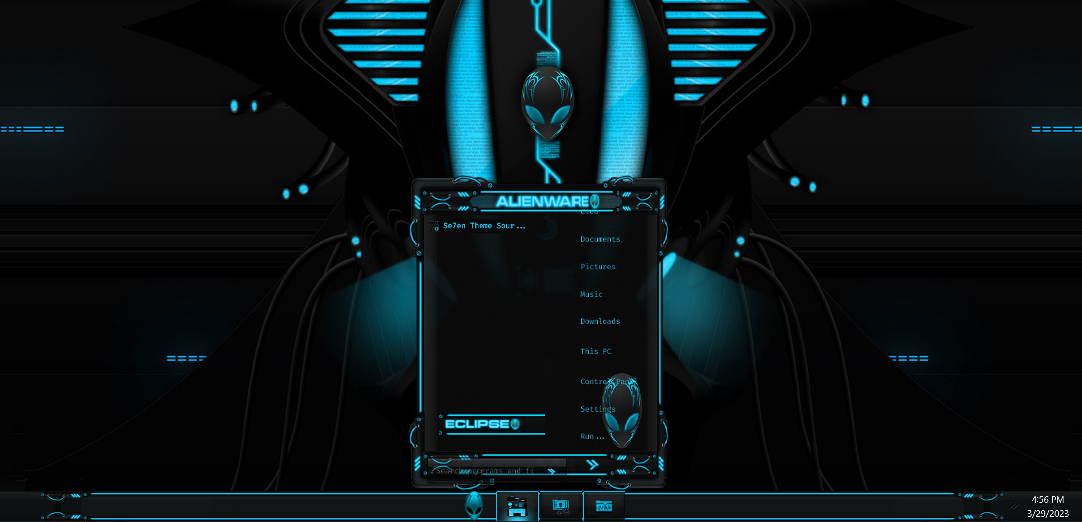 Alienware v3 Theme for Windows 11 - Basic Themer