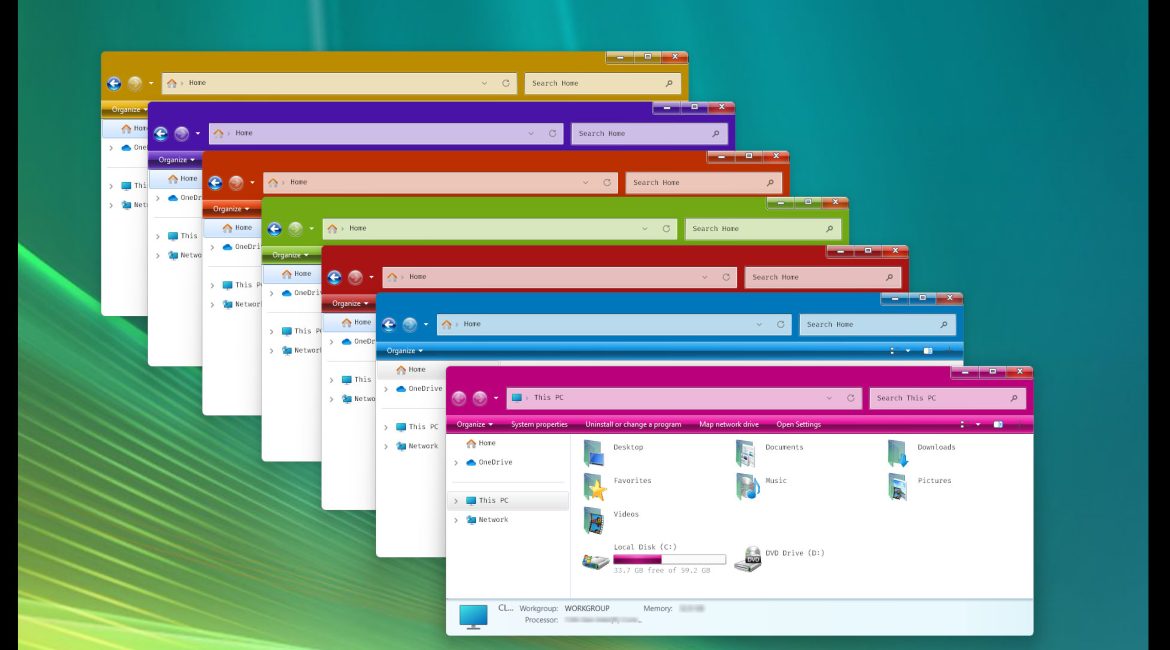 Vista Red Theme for Windows 11 – Customize Windows 11 Frames with ...