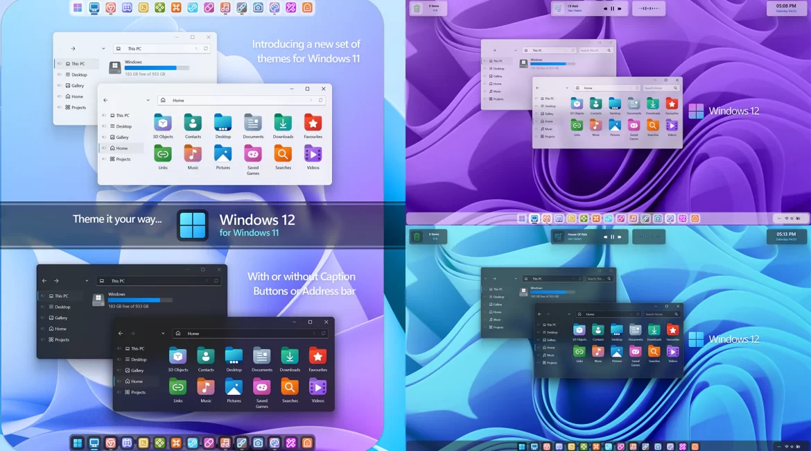 Windows 12 Theme for Windows 11 – Customize Windows 11 Frames with ...